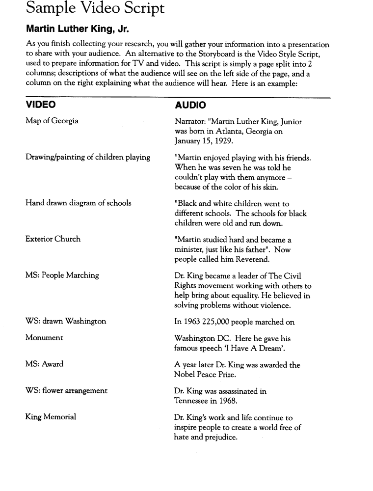 TV and Video Production